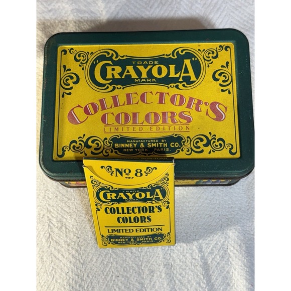 Crayola | Holiday | Vintage Crayola Crayon Anniversary Tin 991 2 Set If ...